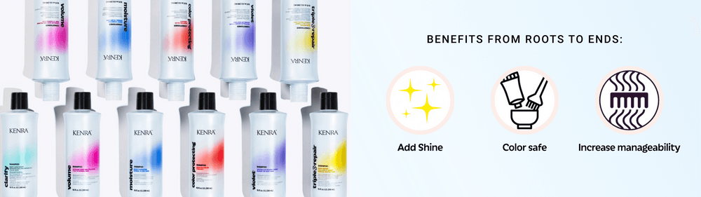 NEW KENRA SHAMPOOS AND CONDITIONERS